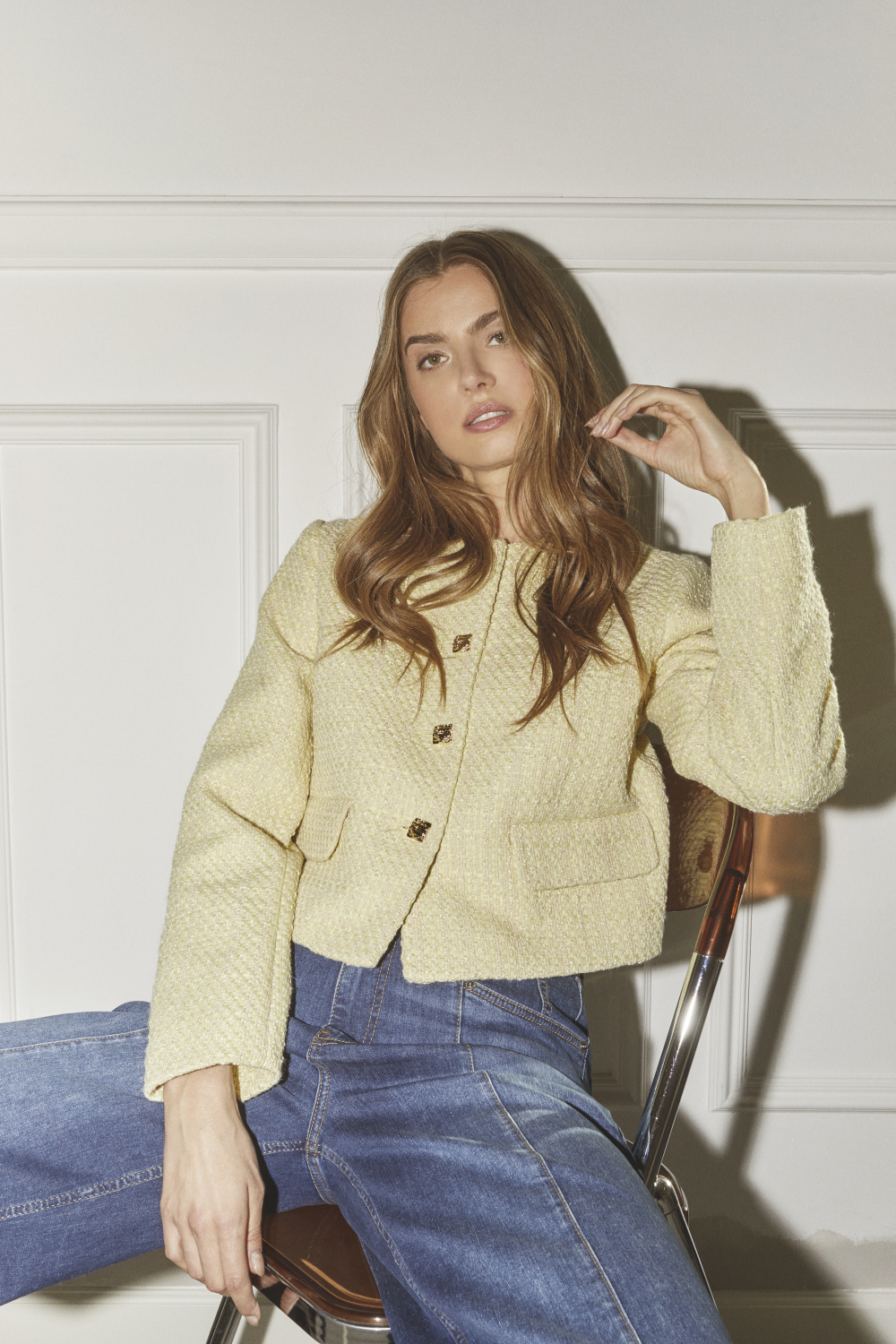 YARA BOUCLE JACKET – Noor By M